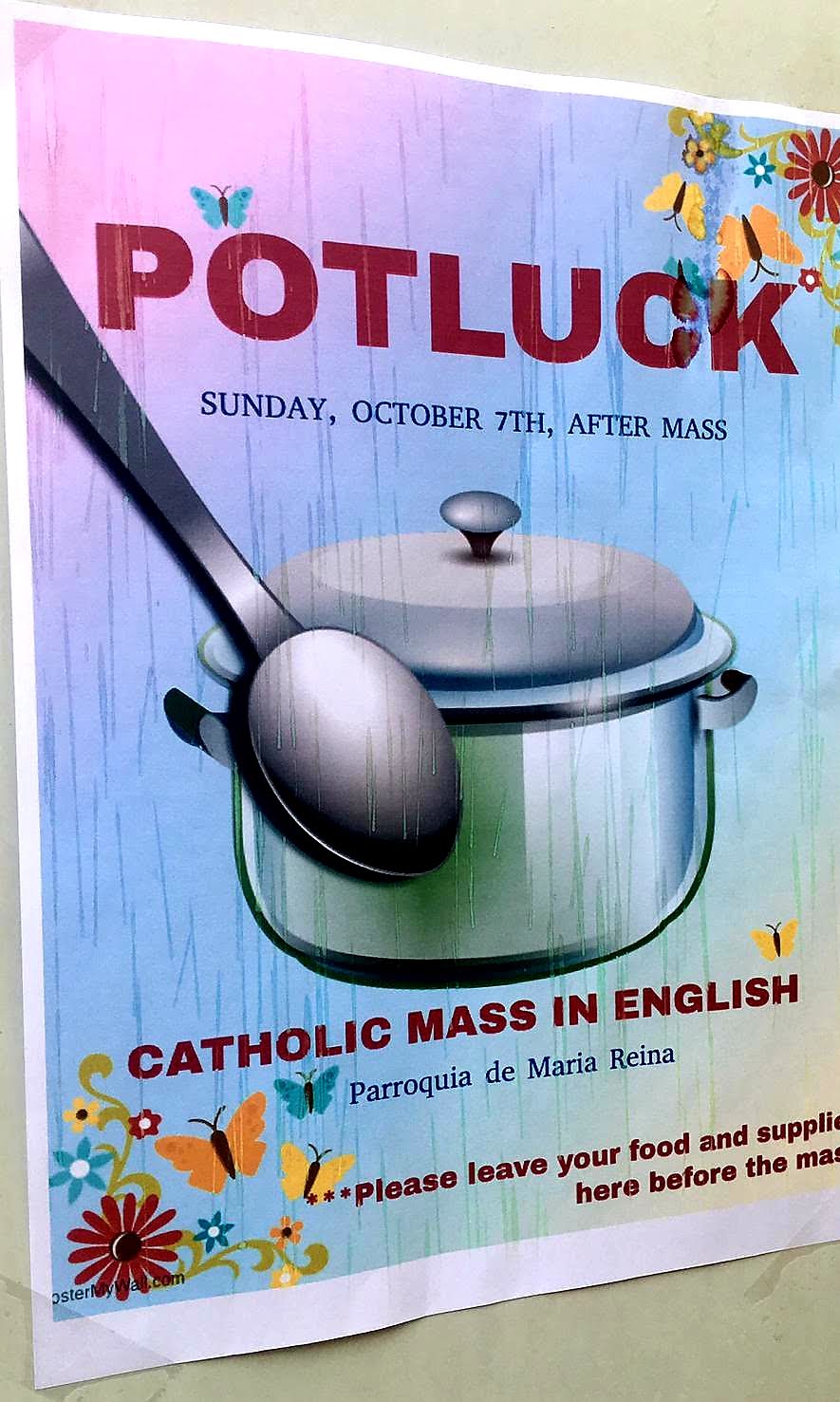 CME Potluck – English Mass Barcelona